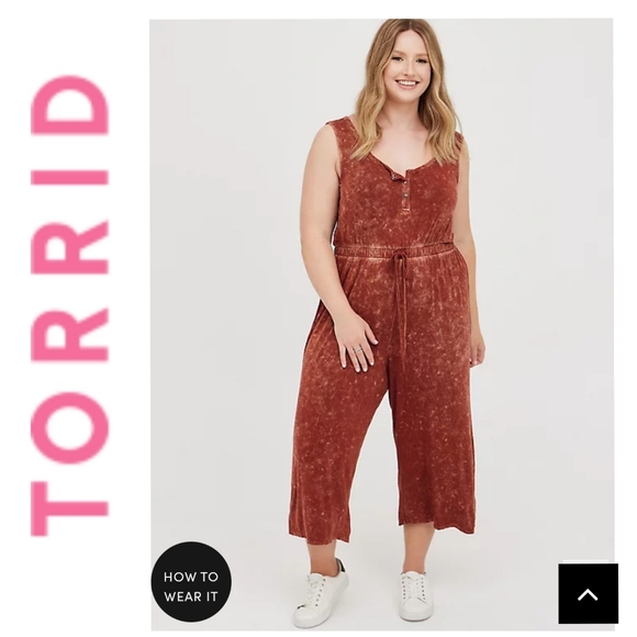 torrid | Pants & Jumpsuits | Torrid Super Soft Knit Jumpsuit Plus Size ...